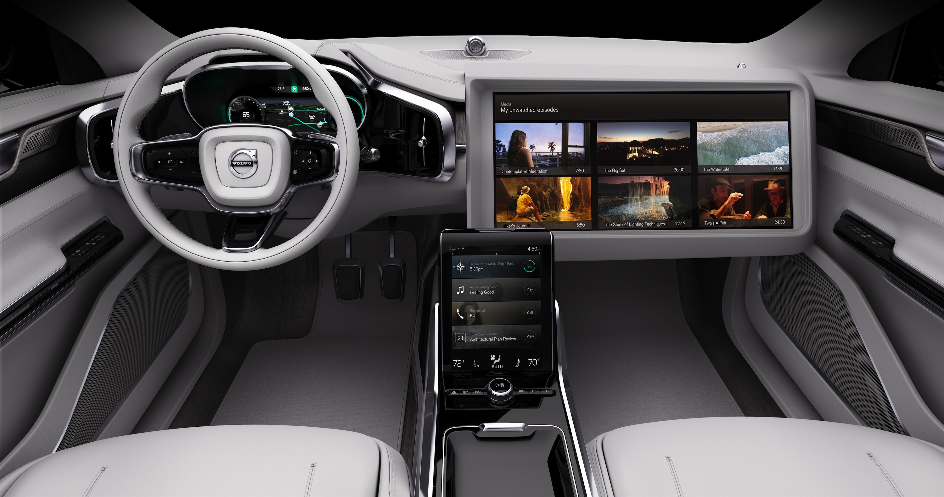 Neues Sitz- und Bedienkonzept von Volvo